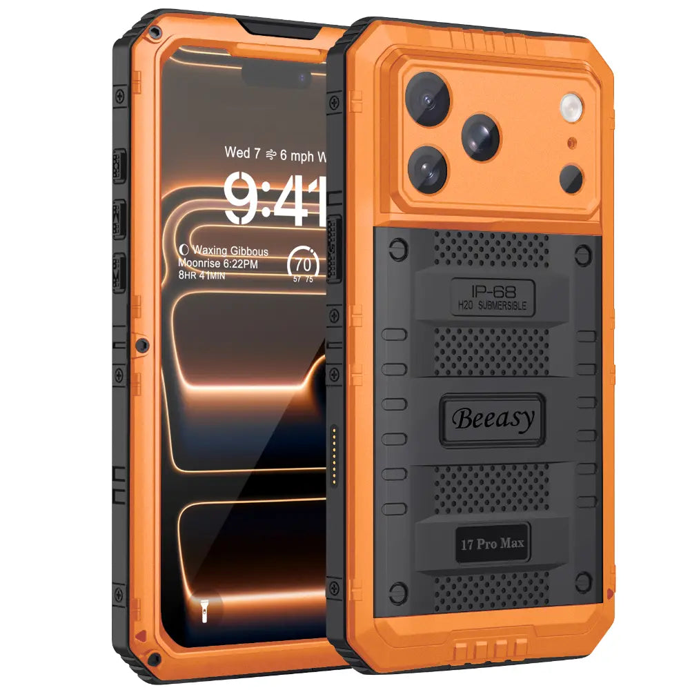 Beeasy | iPhone 17 Pro Max waterproof Case with Heavy-Duty Cover