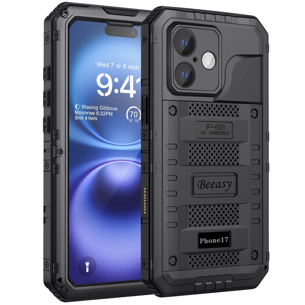 Beeasy iPhone 17 waterproof Case with Military Grade Drop Protection