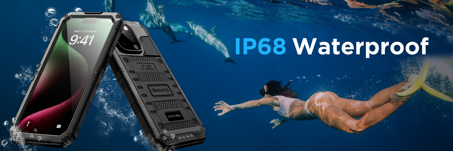 Waterproof & Rugged Phone Cases for iPhone, Samsung, Pixel | Beeasy